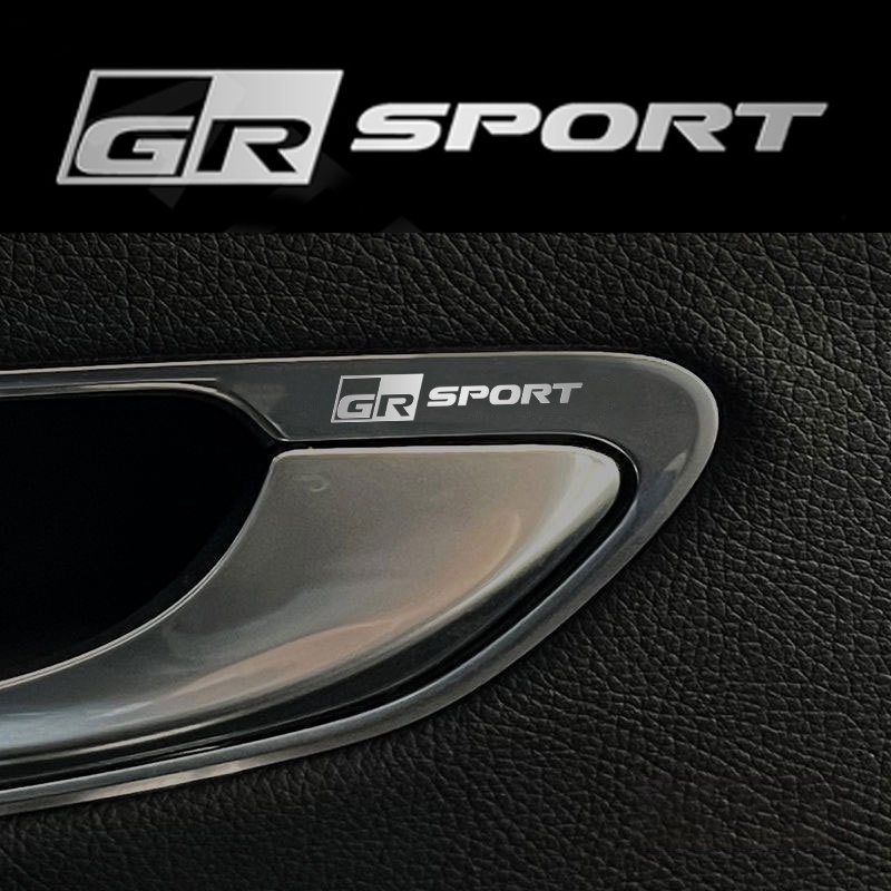 Toyota GR Car Logo Metal Sticker 3D Creative Decoration Window Door ...