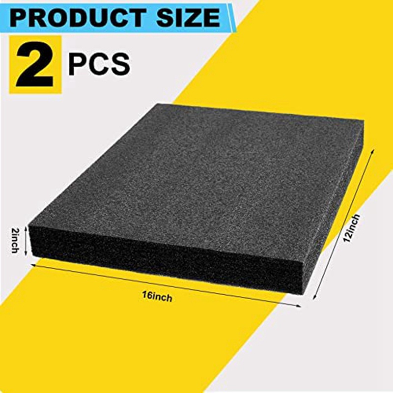 2Piece Polyethylene Foam Polyethylene Foam Sheet Thick Foam Padding Foam Inserts for Crafts ...