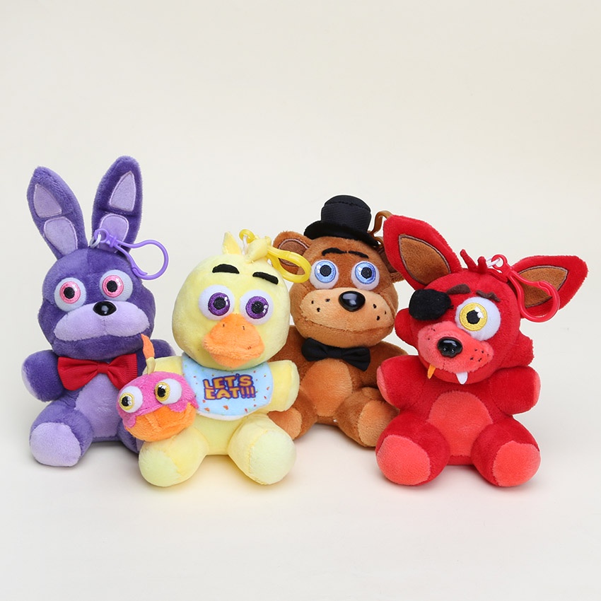 15cm Five Nights at Freddy's Pendant Chica Bonnie Nightmare Freddy Foxy ...