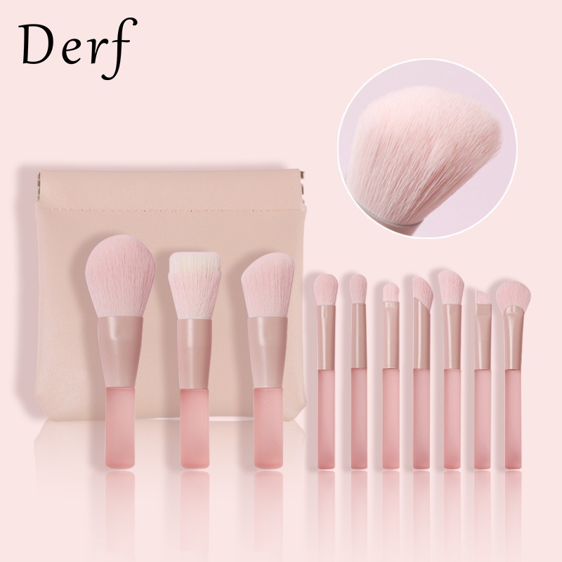 7 Pcs Super Soft Mini Makeup Brushes Eye Brush Blush Brush Foundation ...