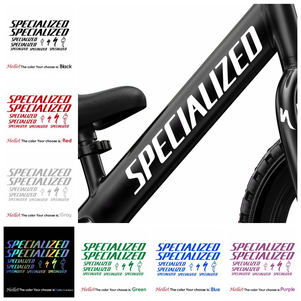 SPECIALIZED Bike Frame Set STENCILS Stickers MORE COLORS VINYL ...