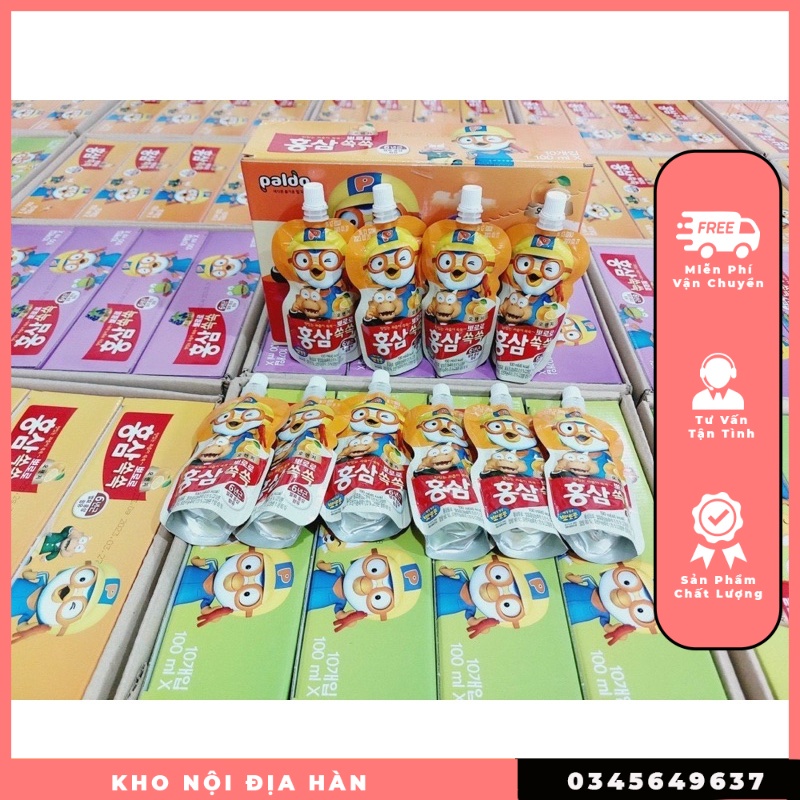 Paldo PORORO RED GINSENG FRUIT - EXTREMELY NUTRIENTIVE Drink for Babies ...