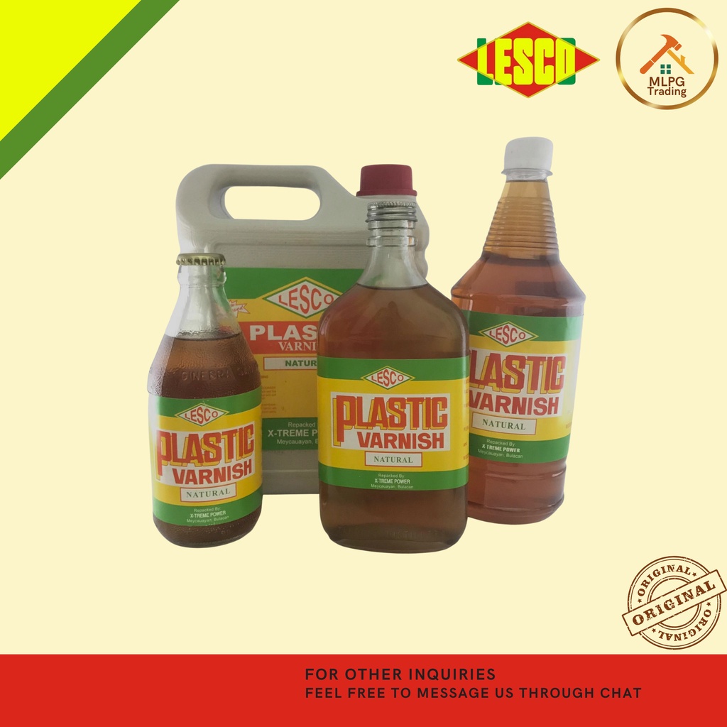 Lesco Plastic Varnish (350CC) (Mahogany, Maple, Natural, Brown, Wallnut ...