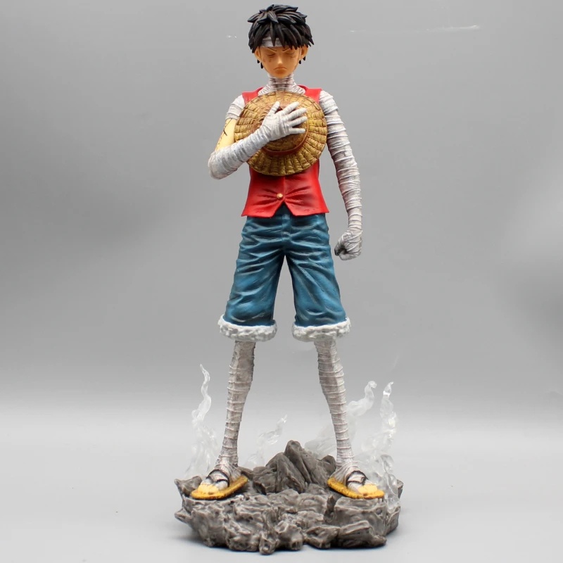 29cm One Piece GK Bandage Luffy PVC Figure | Shopee Philippines