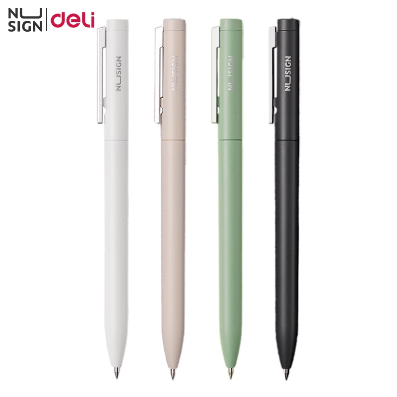 Nusign by Deli Zhen Smooth Press Gel Pen 0.5mm Bullet | Shopee Philippines