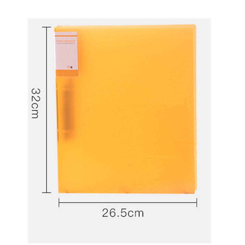 A4 2 Holes Transparent File Folder Binder Folders Plastic Office Folder ...