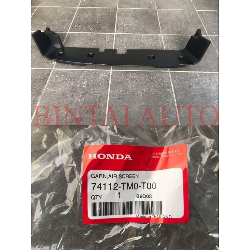 HONDA TMO CITY GM2 2009-2012 AIR SCREEN GARNISH COVER 74112-TMO-T00 ...
