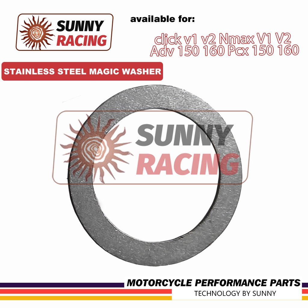 Stainless Steel Magic Washer Anti Dragging For Click V1/v2 Nmax V1/V2 ...