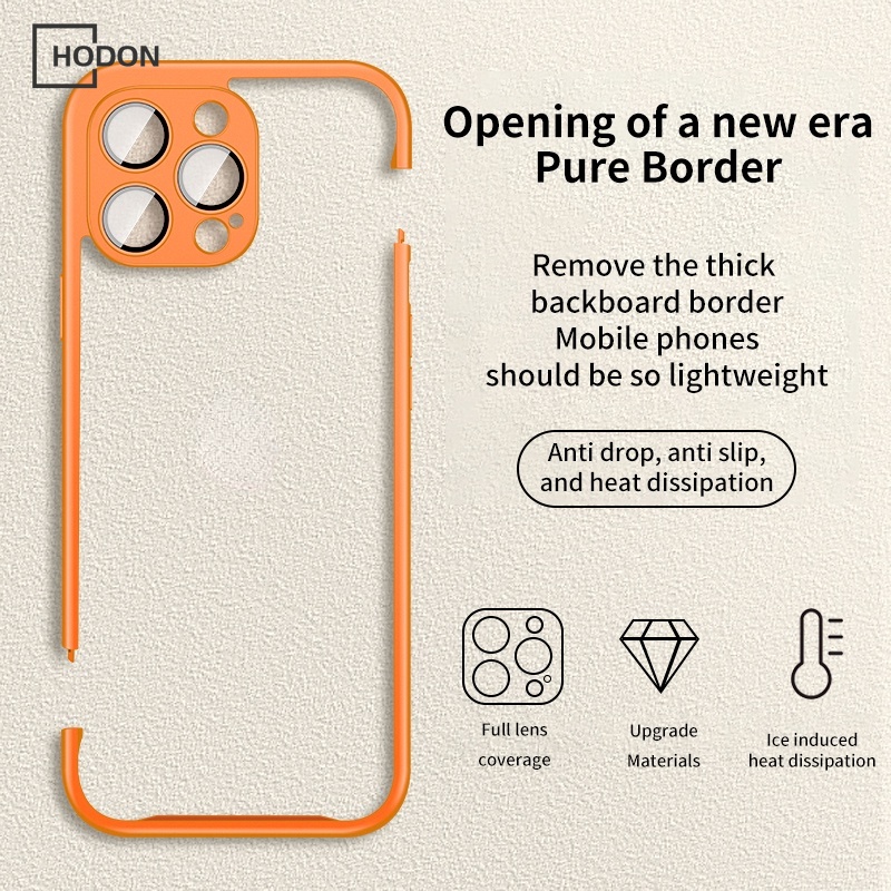 2in1 Border Protector Side Phone Case for IPhone 16 15 14 13 12 Pro Max ...