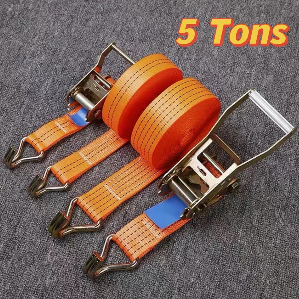 6M 10M 15M Adjustable Ratchet Tie Down Cargo Lashing Strap Rope Ratchet ...