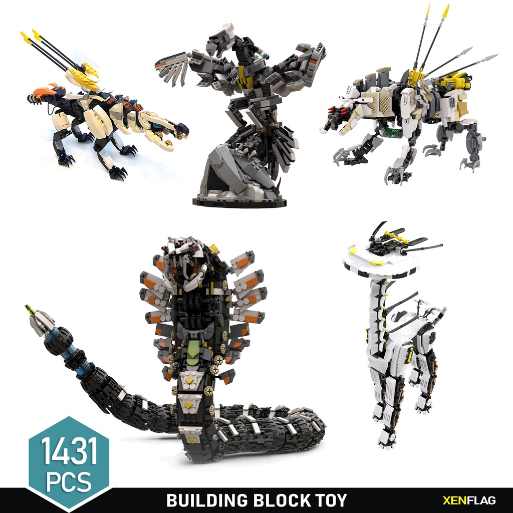 Horizon Zero Dawned Thunder Jaw Mechanical Monster Action Dragon ...