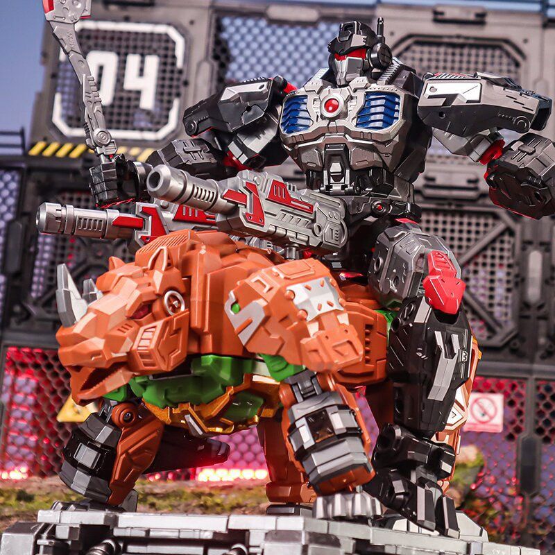 [BTF] children's deformation toy chimpanzee captain rhino Super Warrior ...