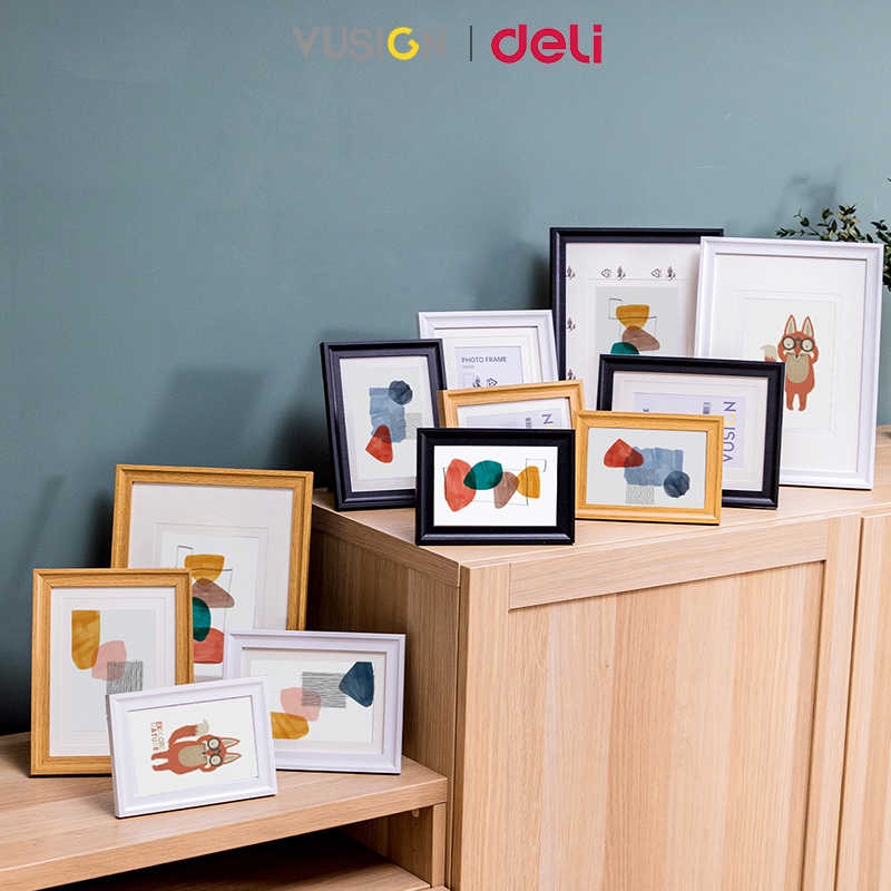 Deli VS656 Flat Frame Photo Frame 6R | Shopee Philippines
