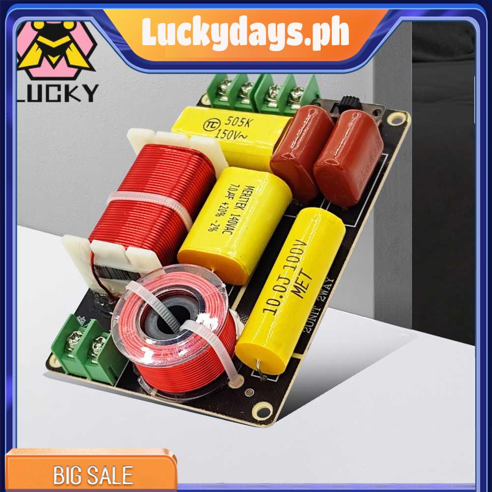 WEAH-250 250W 2 Way Speaker Frequency Divider Tweeter Bass Crossover ...