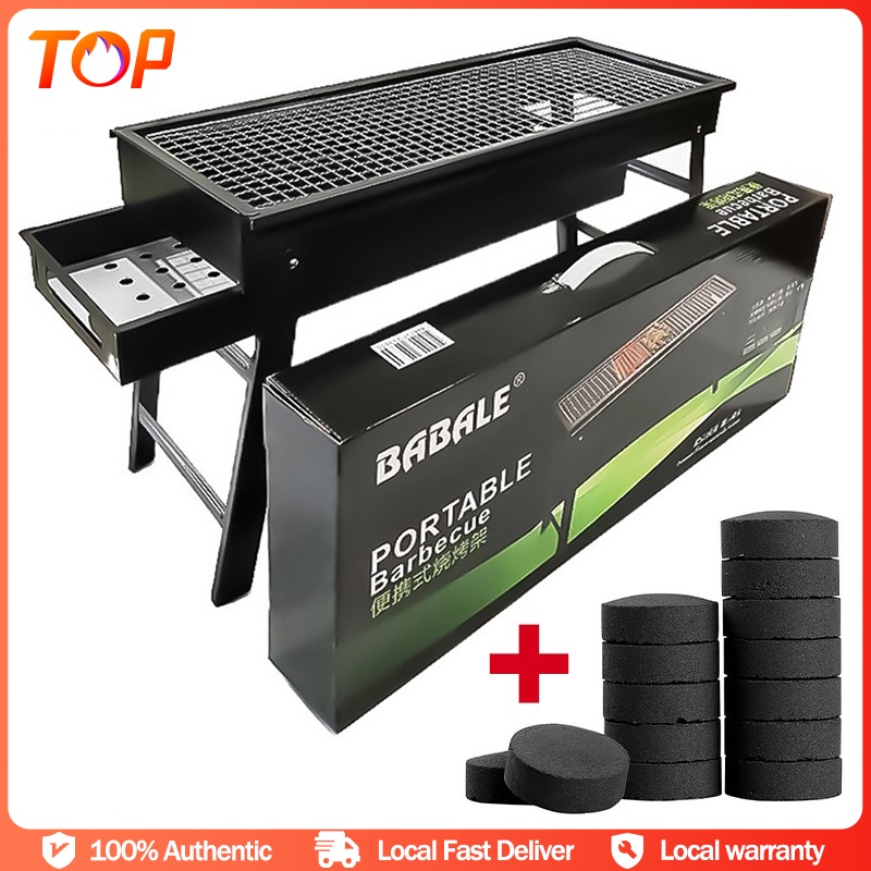 Original Barbecue Grill Charcoal Griller Outdoor Portable Stainless ...