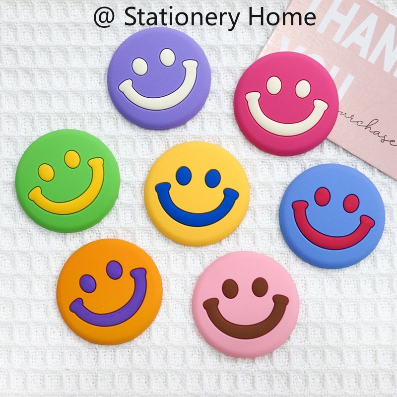 Smile Smiley Cute Colorful pvc Refrigerator Creative Decorative Magnet ...