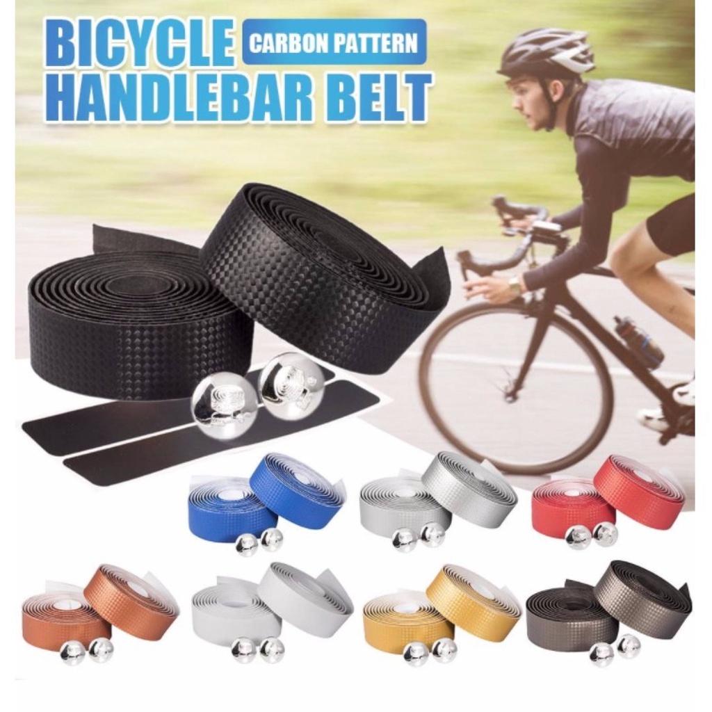 Handlebar Wrap Carbon Fibre Anti-slip Handlebar Tape | Shopee Philippines