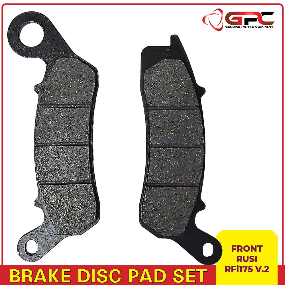 GPC RUSI RFi175 VERSION 2 FRONT Brake Disc Pad Set | Shopee Philippines
