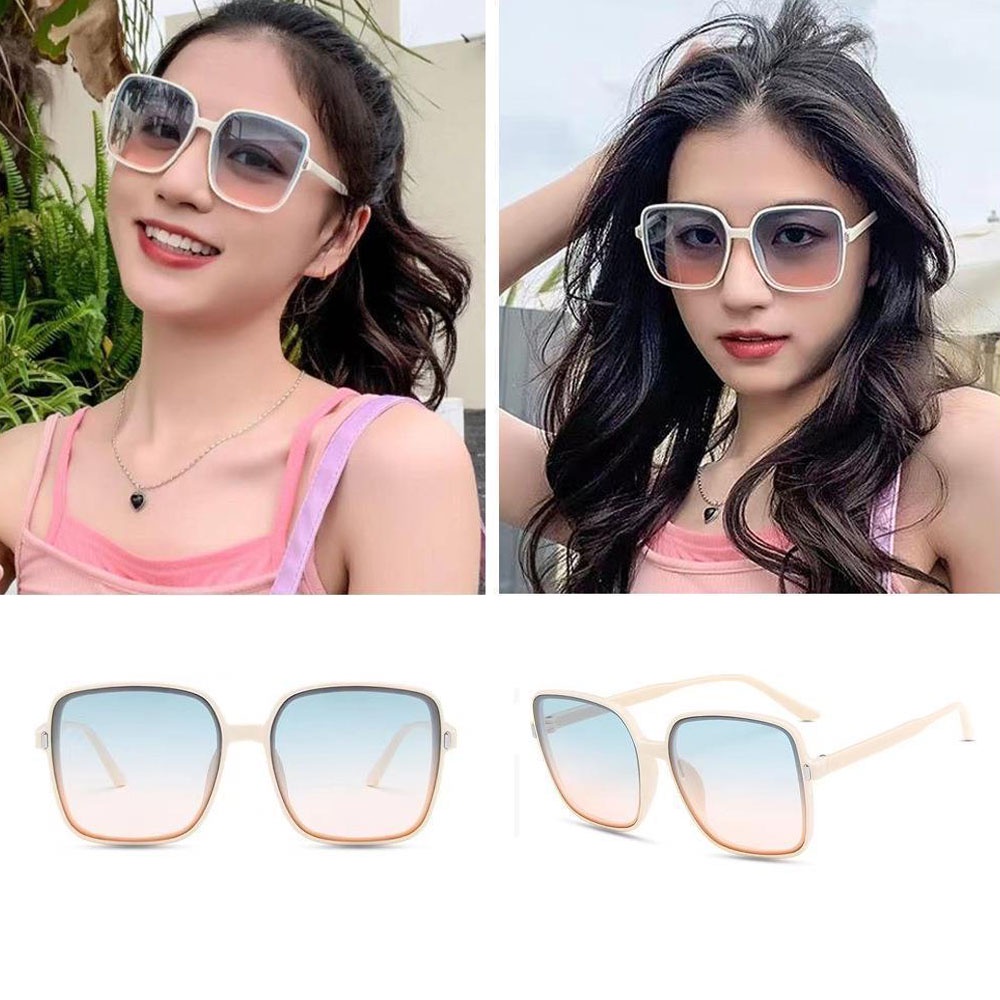 Women's Sunglasses Retro Oversize Square Sunglasses Luxury Brand Big ...
