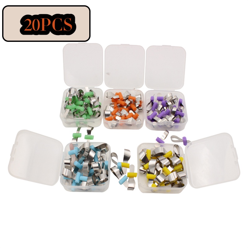 20PCS Dental Forming Matrix Sheet Dental Sectional Contoured Metal ...