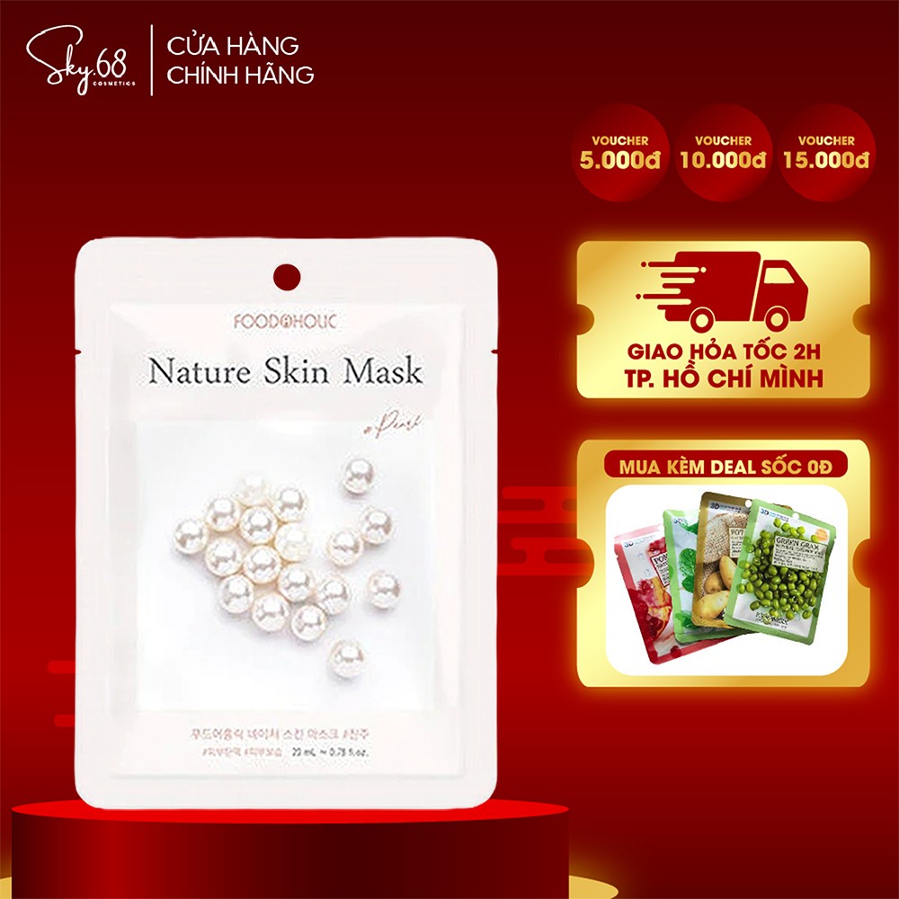 Foodaholic Nature Skin Mask 23g - Pearl | Shopee Philippines