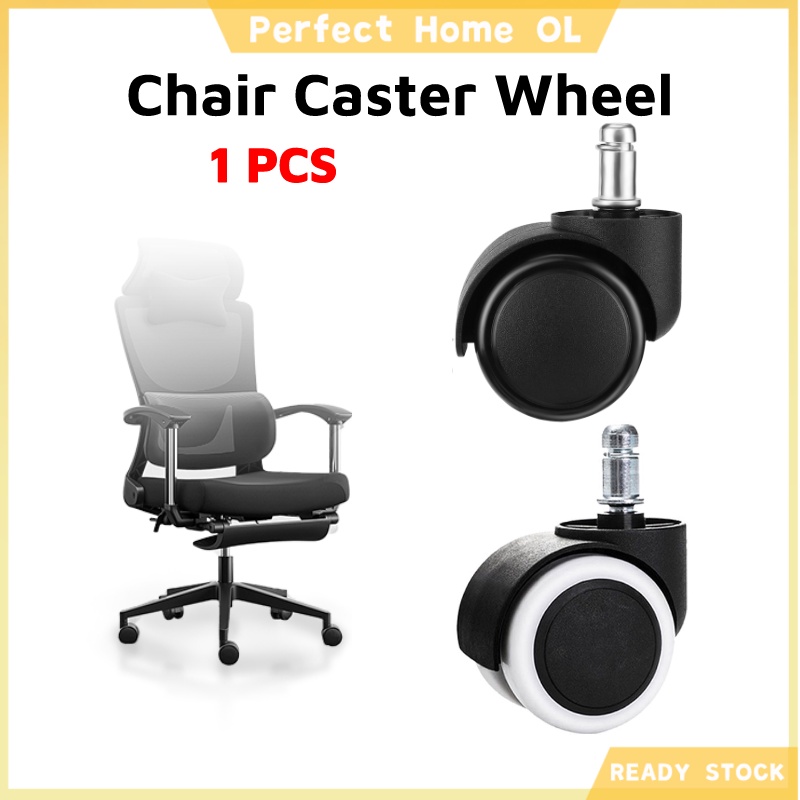1Pcs Chair Caster Wheel Universal Swivel Chair Wheel Office Chair ...