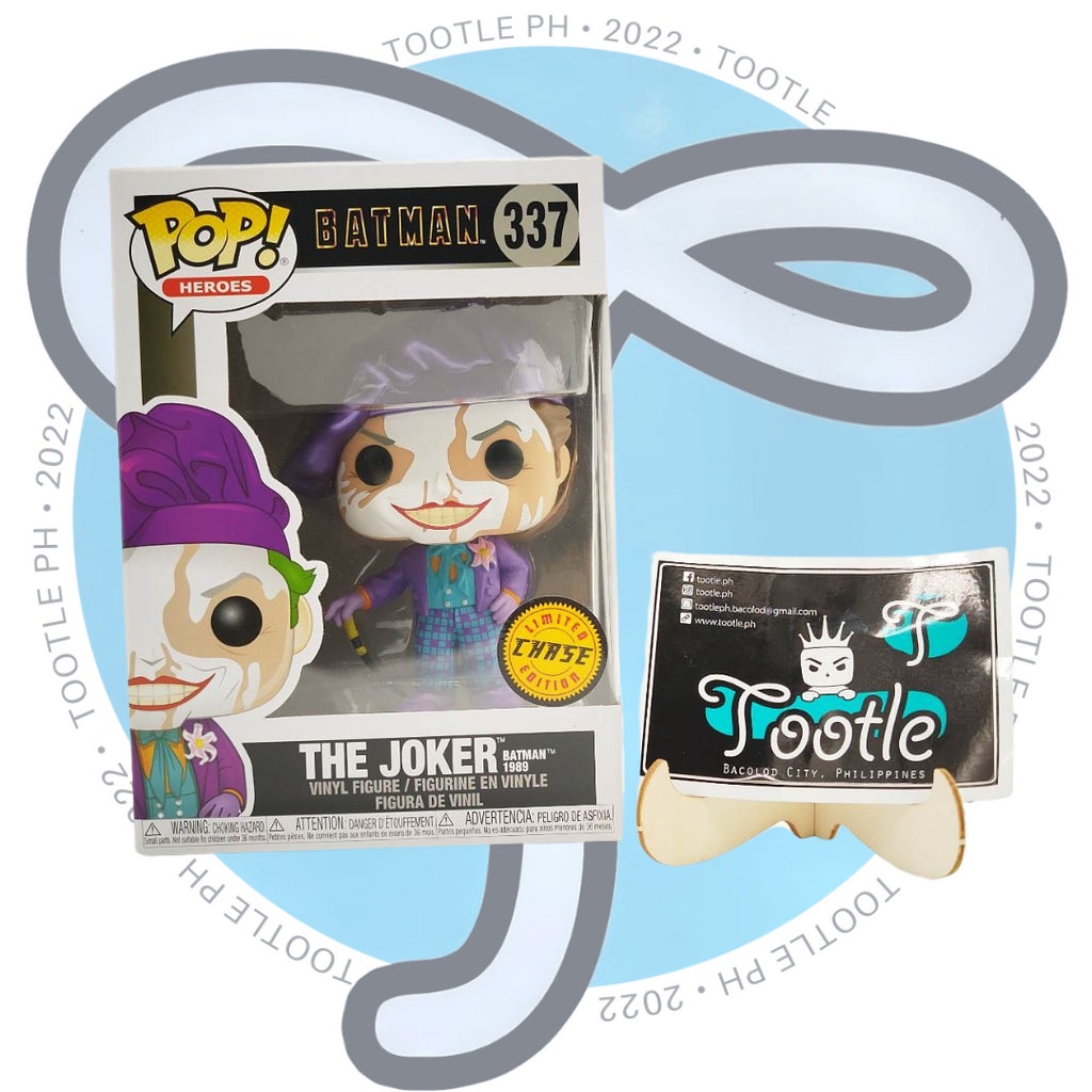 THE JOKER Batman 1989 337 CHASE LE - BATMAN Funko Pop Heroes | Shopee ...