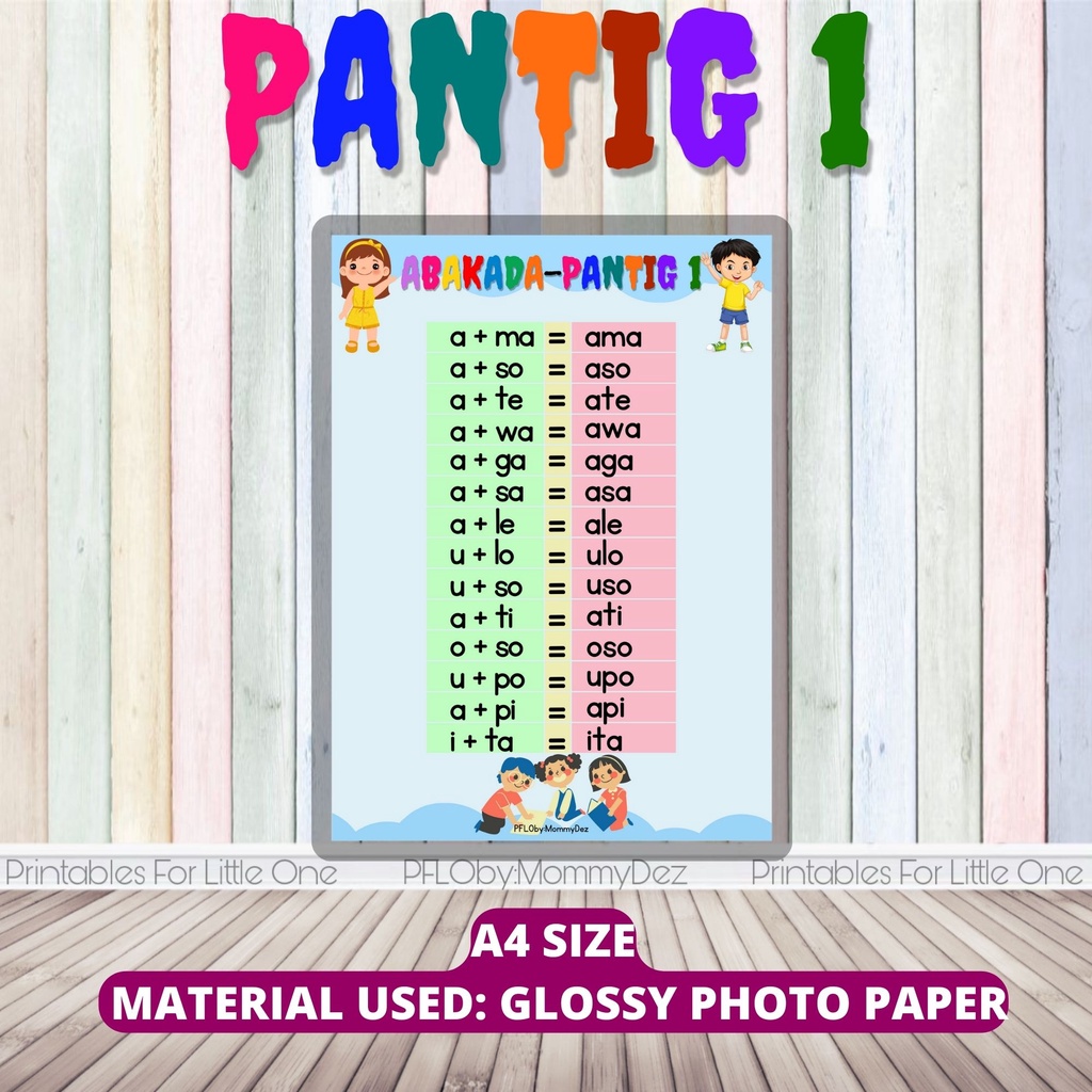 【hot sale】 Abakada Unang Hakbang sa Pagbasa LAMINATED EDUCATIONAL ...