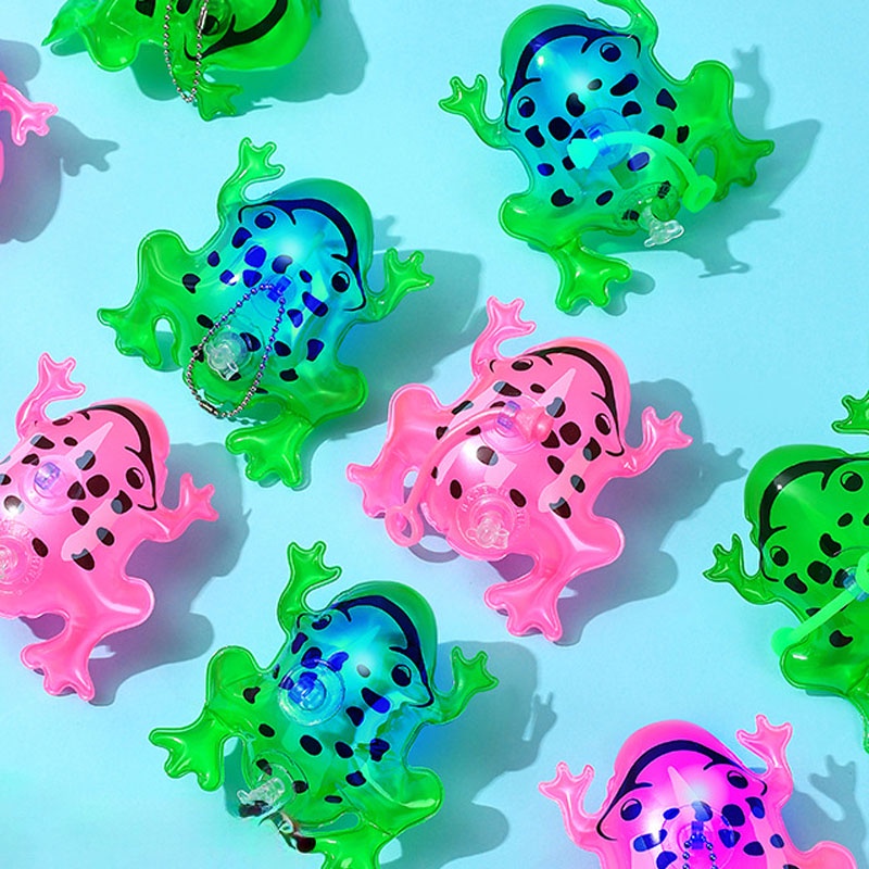 Inflatable Mini Frog Balloon Pendant Decompression Rebound Light ...