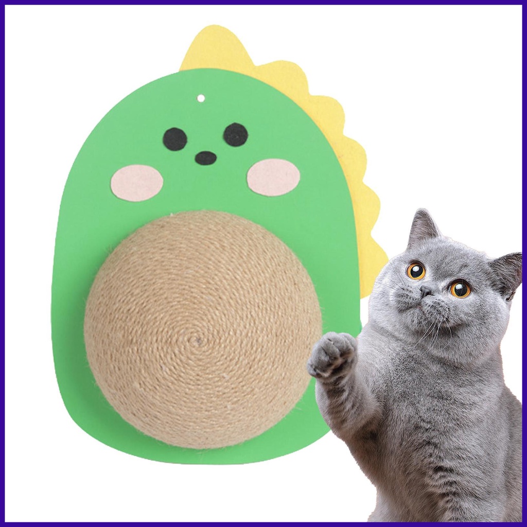 Cats Scratching Ball Small Dinosaur Shape Sisal Scratching Posts Stress ...
