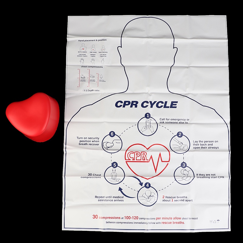 fullpower Mini Heart-Shaped First Aid Training Rescue Teaching Tool ...