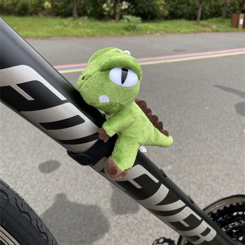 Bicycle Decoration Doll Mountain Bike Pendant Velcro Handlebar Frame ...