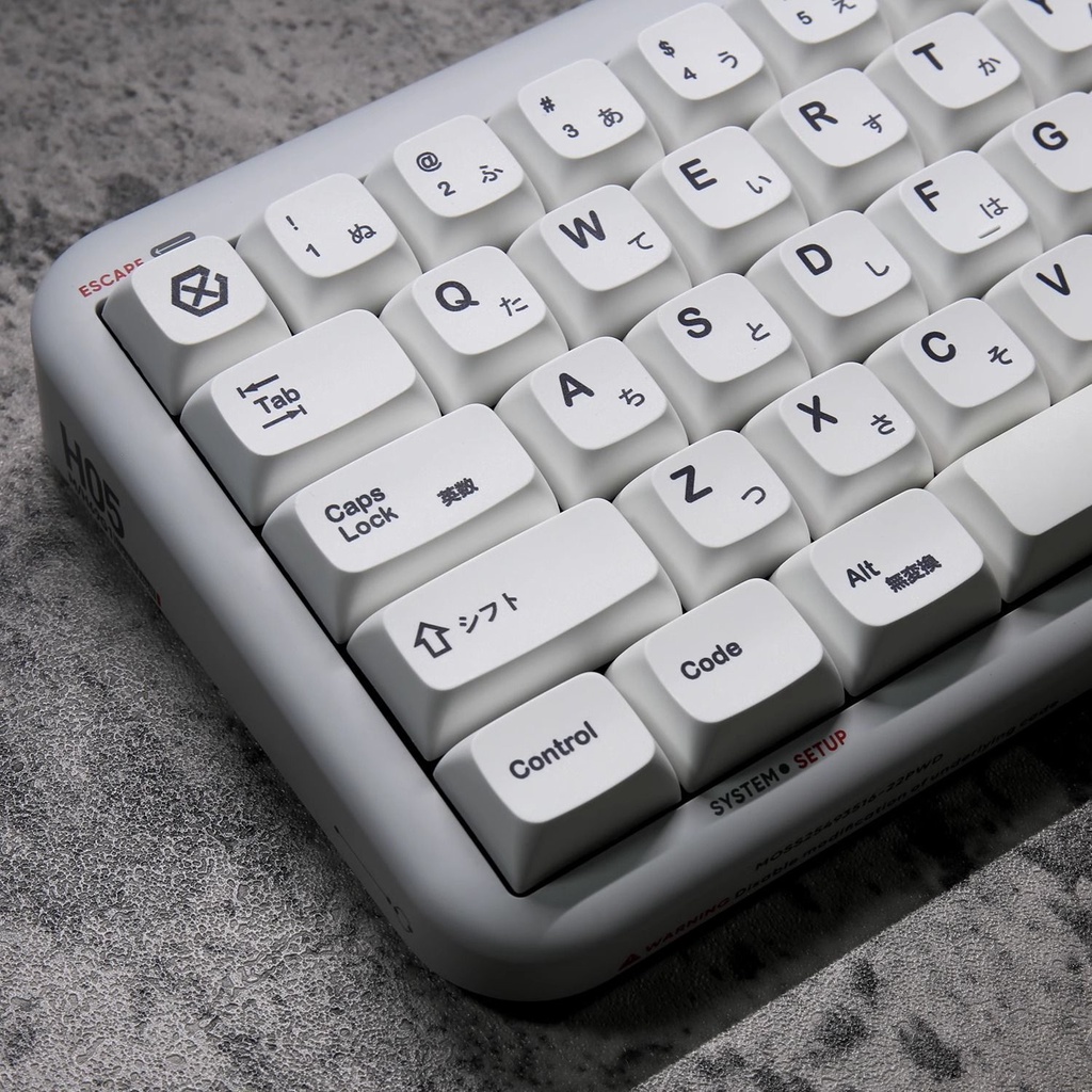 Minimalist White Keycaps Pbt 135keys Dye Sublimation XDA Profile ...