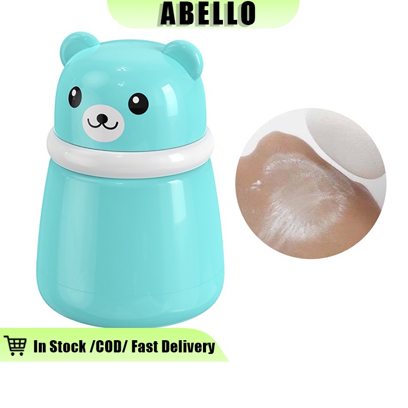 Cartoon Little Bear Puff Empty Box Portable Powder Puff Case Body ...