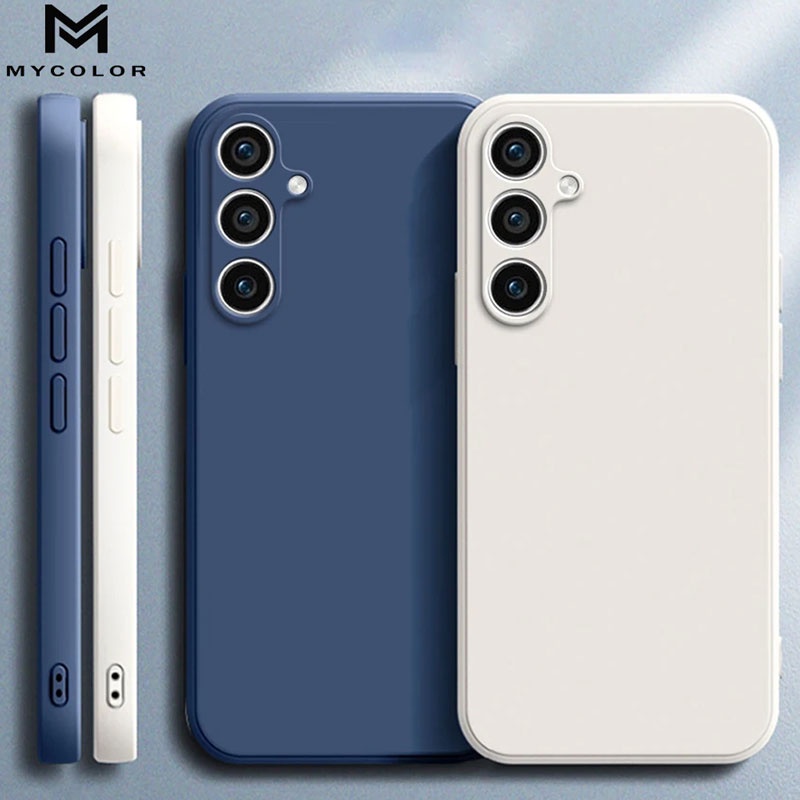 Silicone Liquid Case Full Cover For Samsung ss Galaxy A16 A06 A56 A36 A26 A55 A54 A53 A52 A52s ...