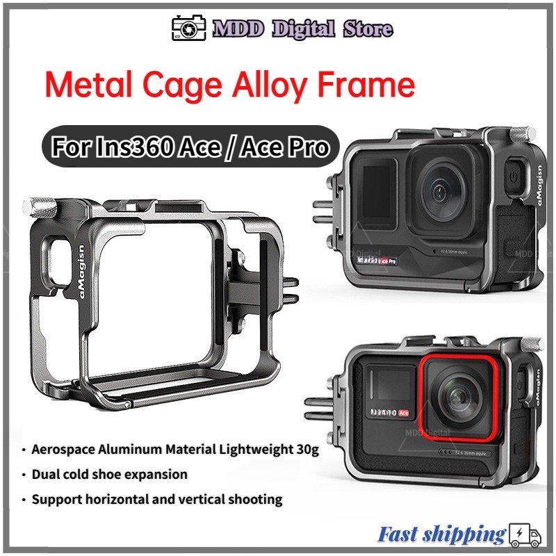 Inst360 Ace Pro Metal Cage Aluminium Alloy Frame Case For Ins360 Ace ...