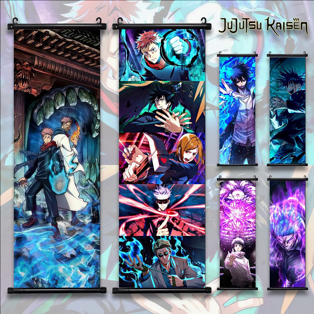 Jujutsu Kaisen Poster Anime Wall Art Canvas Gojo Satoru Home Decoration ...