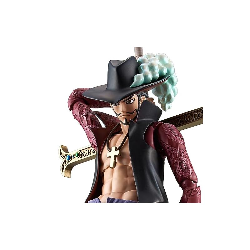 MegaHouse Variable Action Heroes ONE PIECE Juracule Mihawk Painted PVC ...