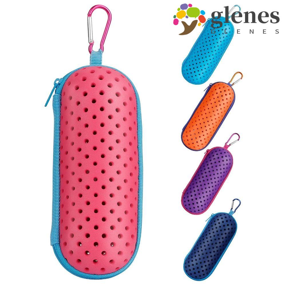 GLENES Swim Goggle Case, Hollow EVA Swimming Goggles Storage Box ...