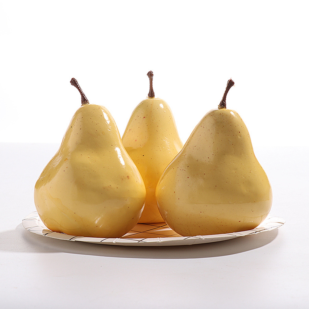 6 X Pcs Artificial Pears Fake Fruit Home Party Decoration Photography ...