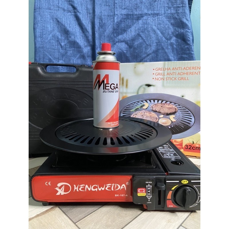 【hot sale】 samgyupsal grill pan set non stick ( Stove &samgyup &BUTANE ...