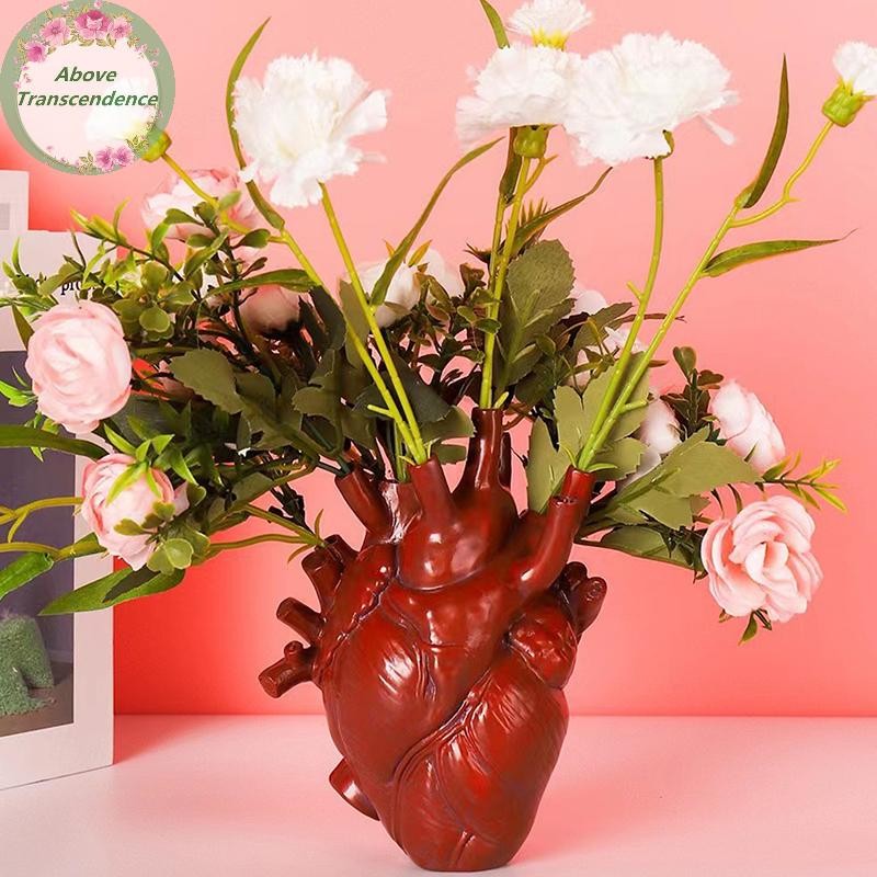 Above Heart Vase Dry Pot Art Vase Human Statue Vase Container Simulated ...