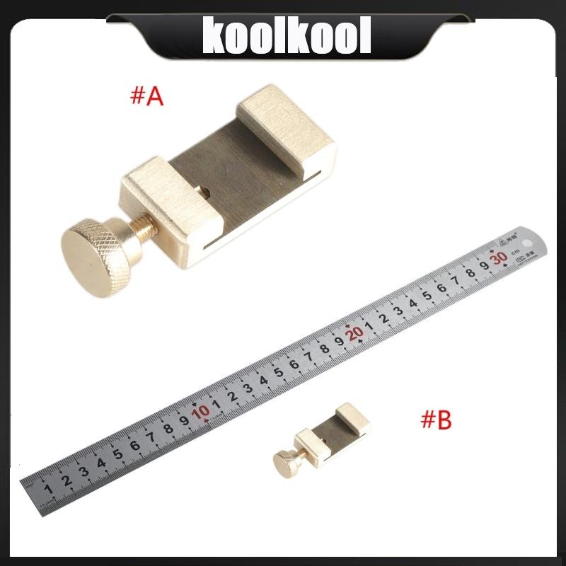 kool Ruler StopsFences Brass Scribers Steel Ruler Positioning Limit ...