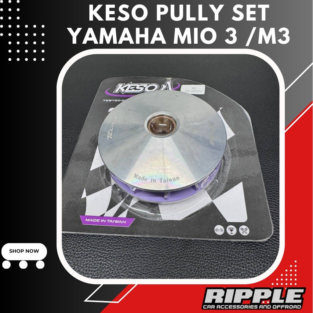 KESO pulley set for mio i125 / msi 125 / fazzio | Shopee Philippines