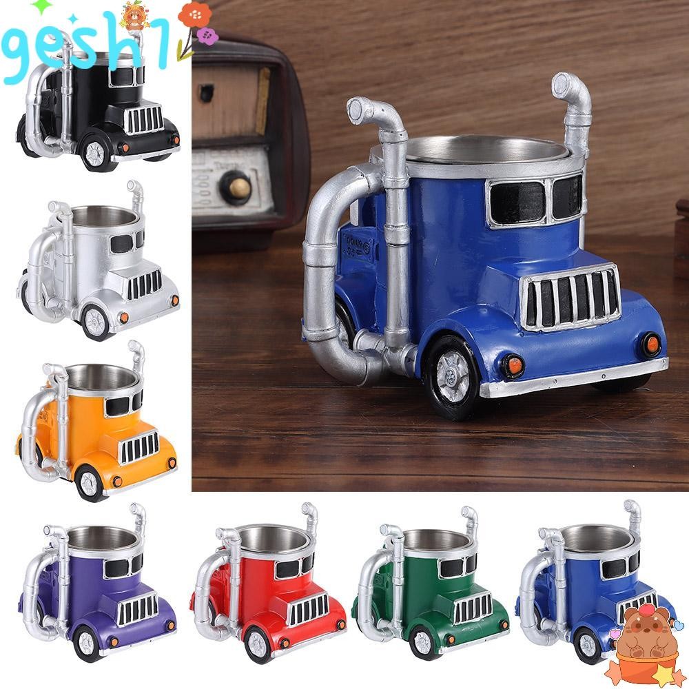 GESH1 Truck Coffee Mug, 11 Ounces Durable Coffee Cup, Truck Driver ...