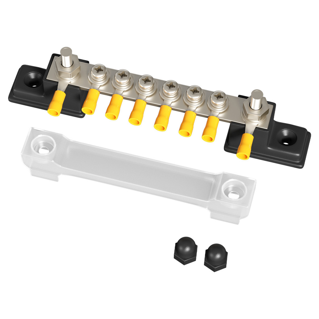 RV Yacht Single Row 6-Way Busbar DC 150A High Current Busbar 48V Bus ...