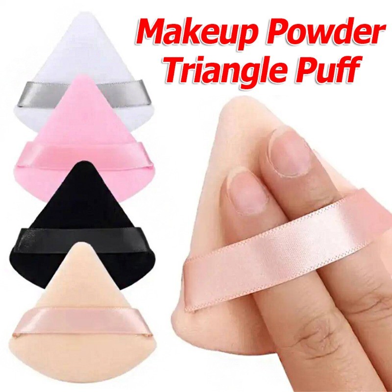 Multi-type Triangle Powder Puff / Wet and Dry Dual-use Sponge Puffs ...