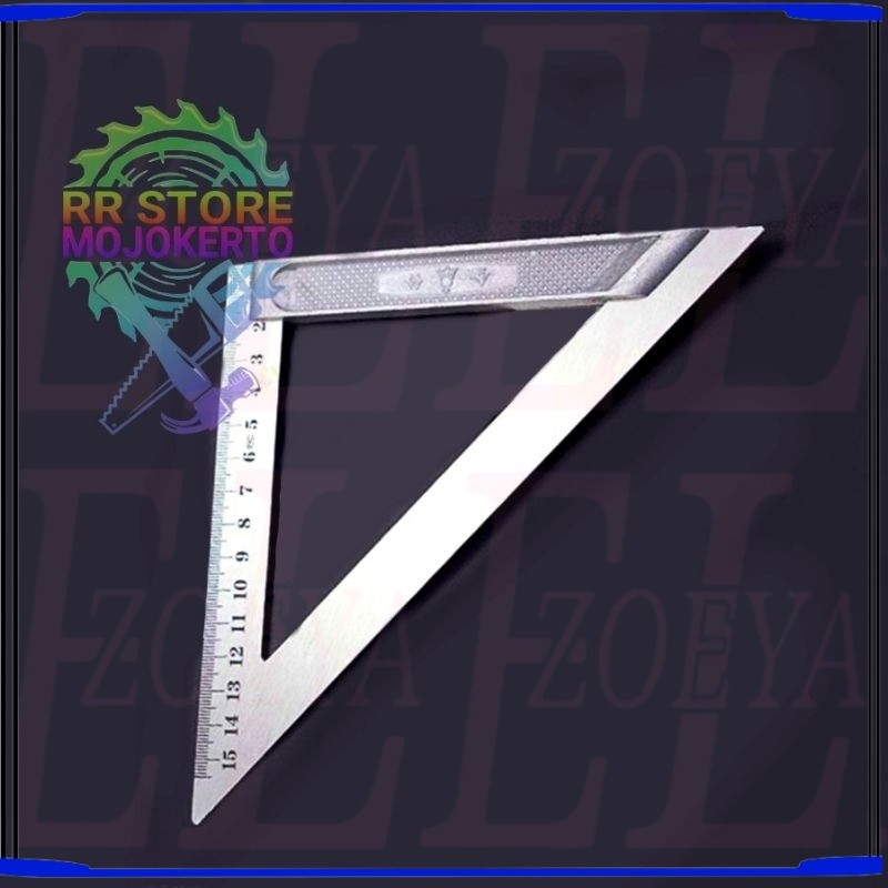 SIKU Triangle ELBOW RULER 0 - 150 MM STAINLESS ALUMINUM | Shopee ...