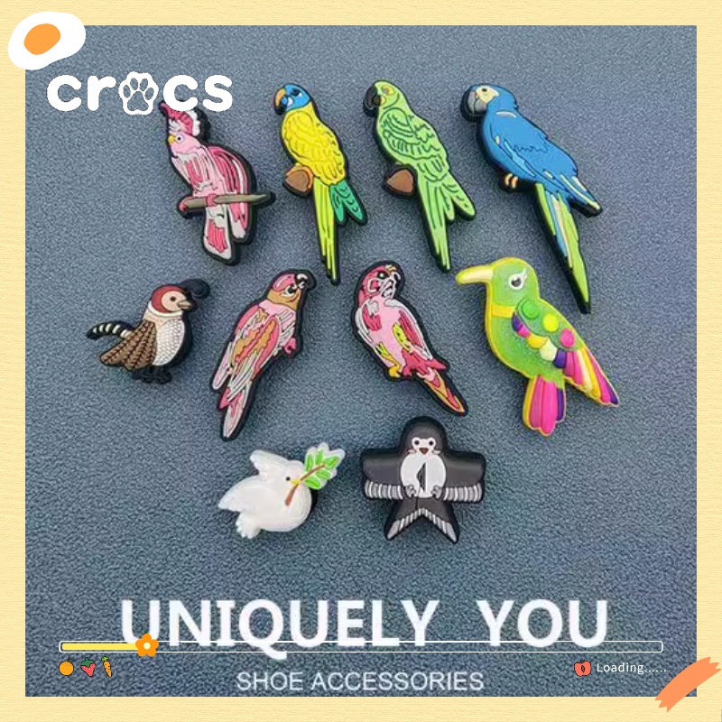 Crocs jibbitz Bird Crocs Buckle Swallow Parrot White Dove Croc Shoe ...