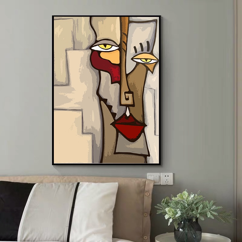 Modern Abstract Figure Canvas Painting Home Decoration Wall Picture ...